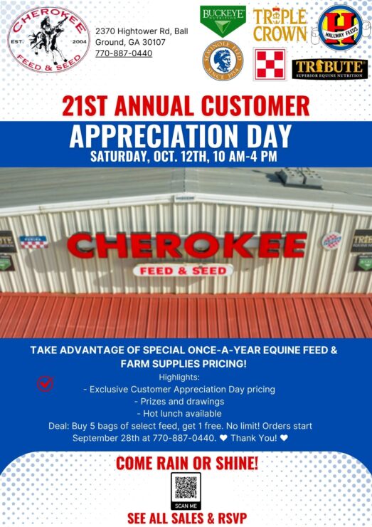 21st Annual Ball Ground Customer Appreciation Day - North Fulton Feed & Seed