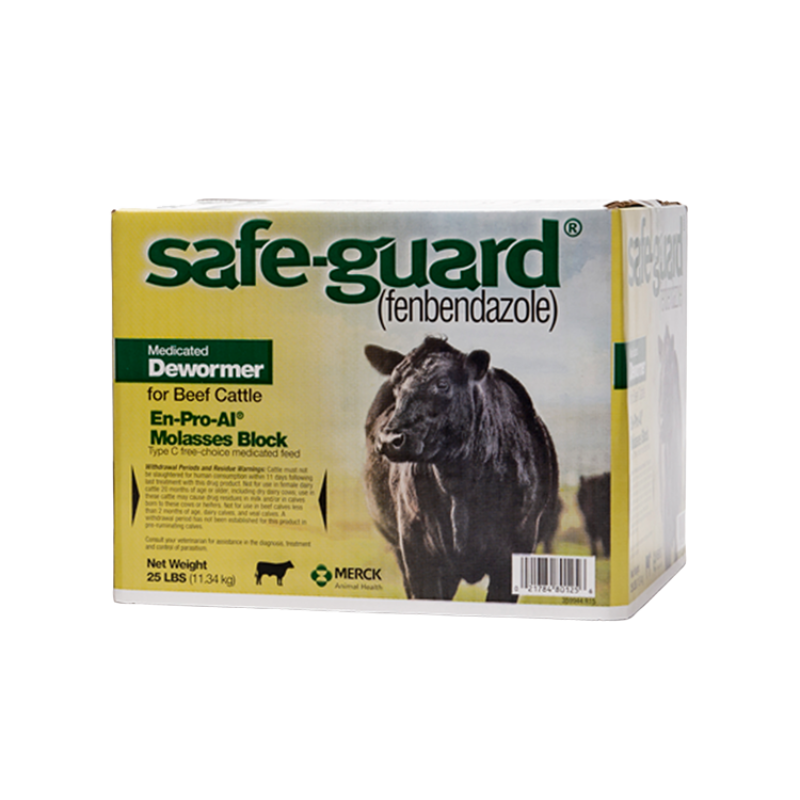Merck Safe-Guard ENPROAL Molasses Block - North Fulton Feed & Seed